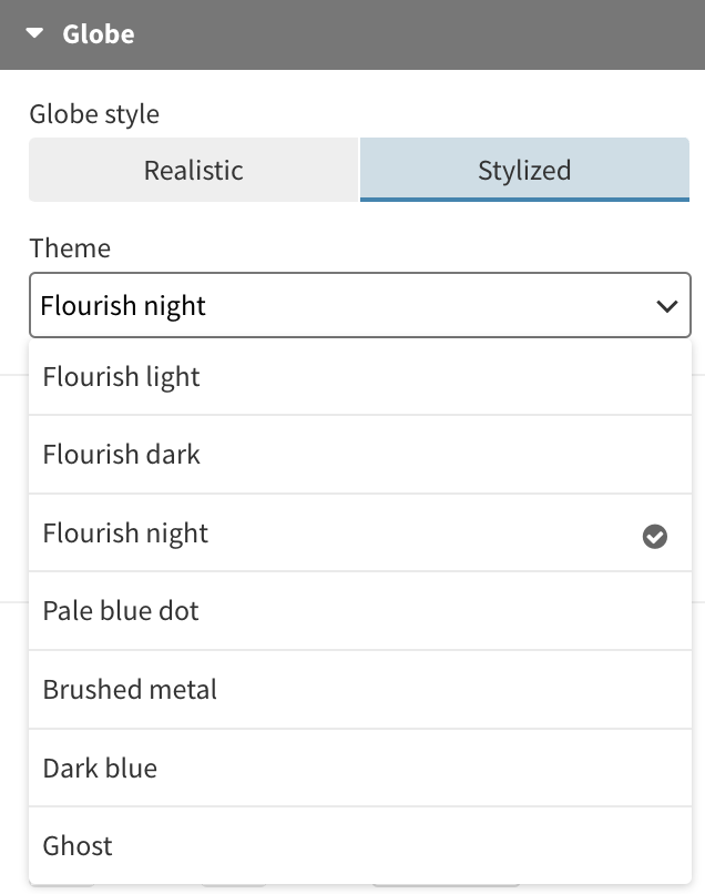 3D globe template - an overview – Flourish