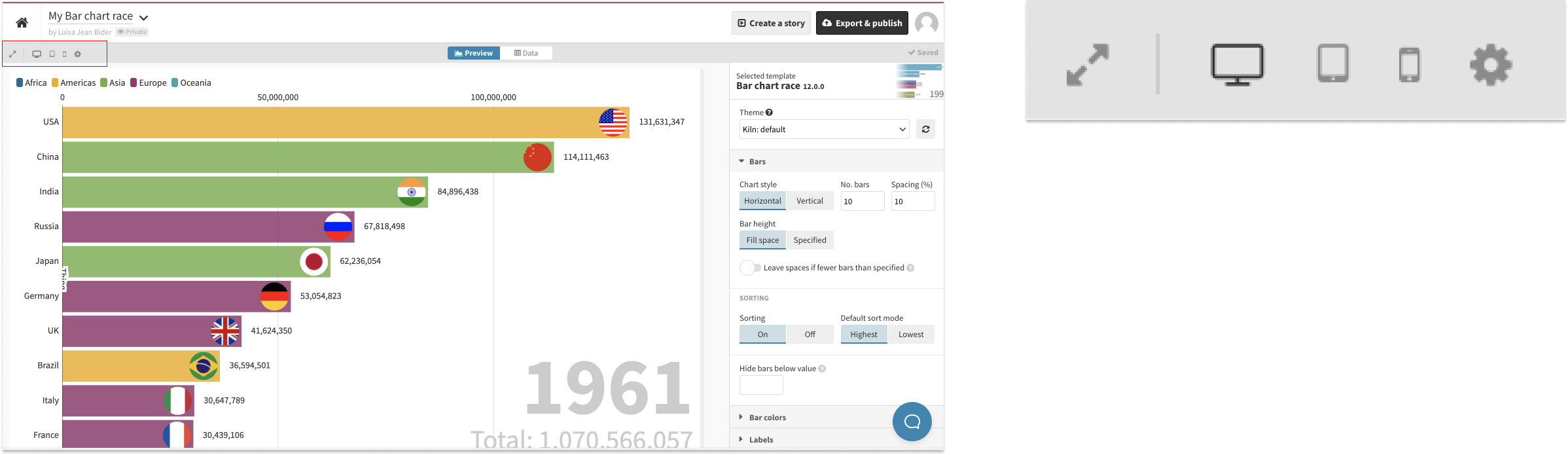 How to create mobile-friendly visualizations – Flourish