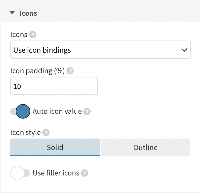 How to adjust the Pictogram icon value – Flourish