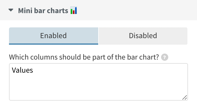 How to create a bar chart with the Table template – Flourish