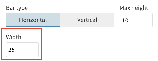 How to create a bar chart with the Table template – Flourish