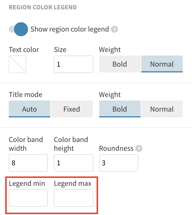 How to add custom colors and thresholds to your map and legend – Flourish