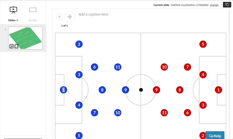 Sports template - player animations – Flourish